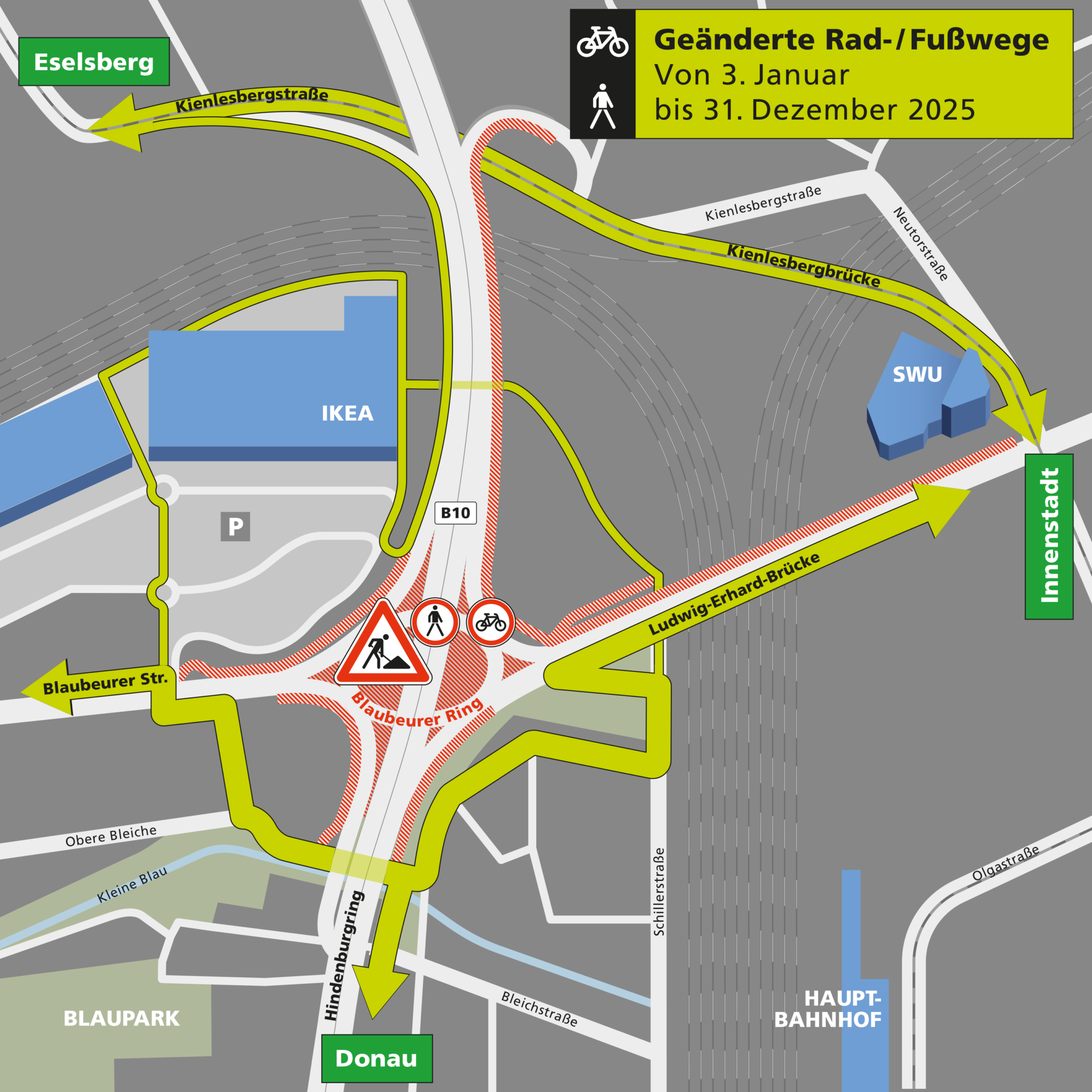 Erneuerung B 10 - Jetzt geht´s richtig los! Baupartner startet am 7. Januar 2025 - Erneuerung B10